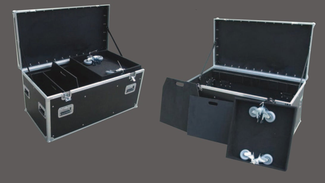 Readymade - 1200-600-920-DT Road Case w/- Dividers & Tray (INTERNAL DI ...